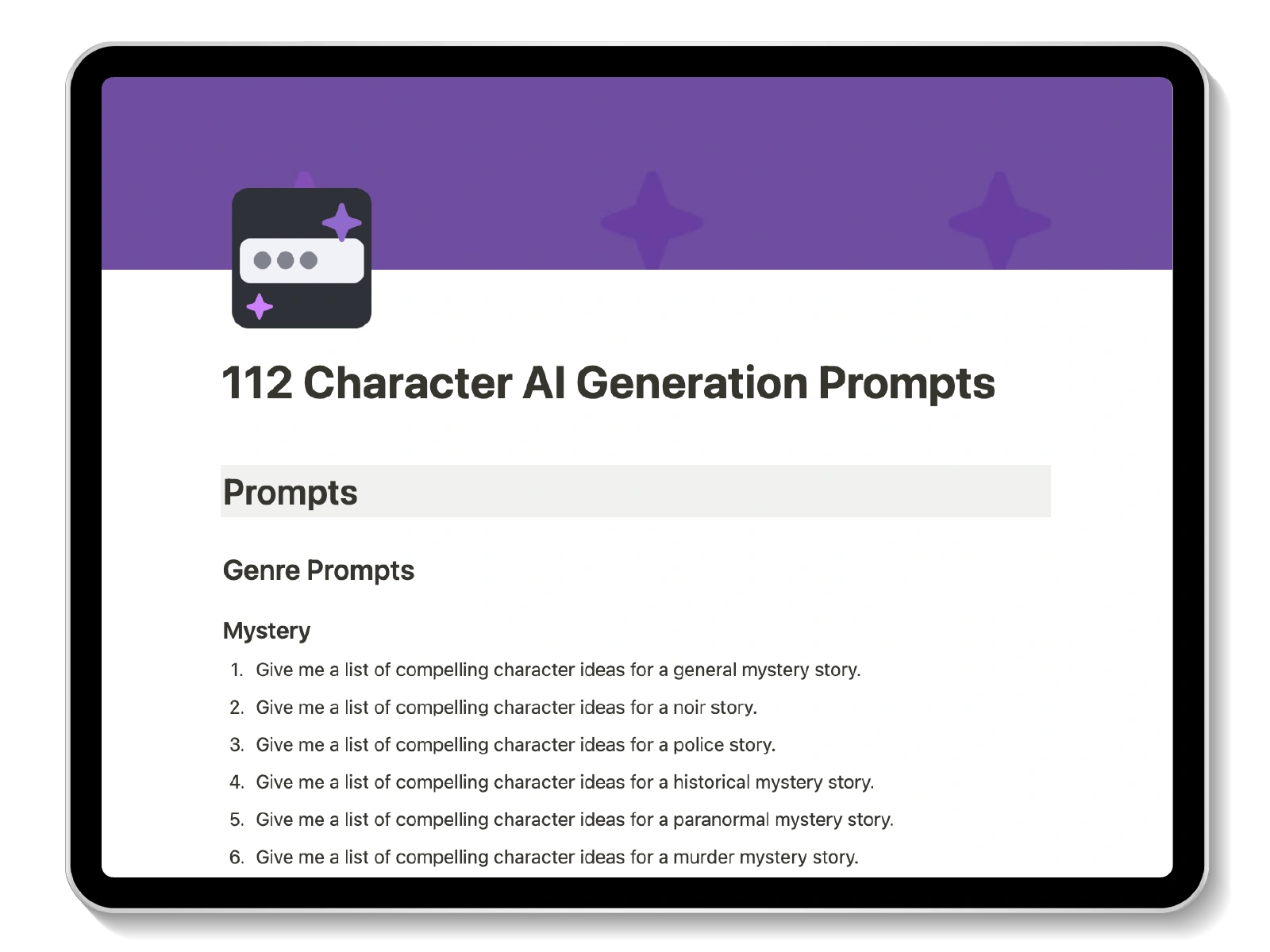 Character AI Prompts | List of AI Prompts | StoryFlint